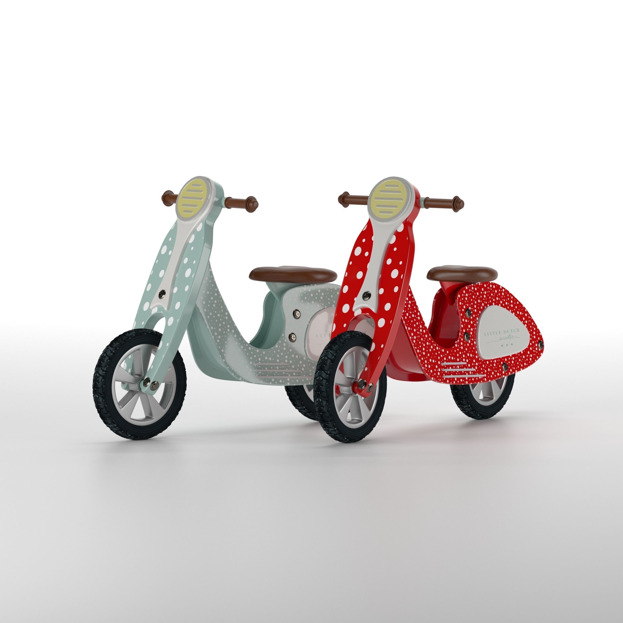 little dutch scooter 3D model | CGTrader