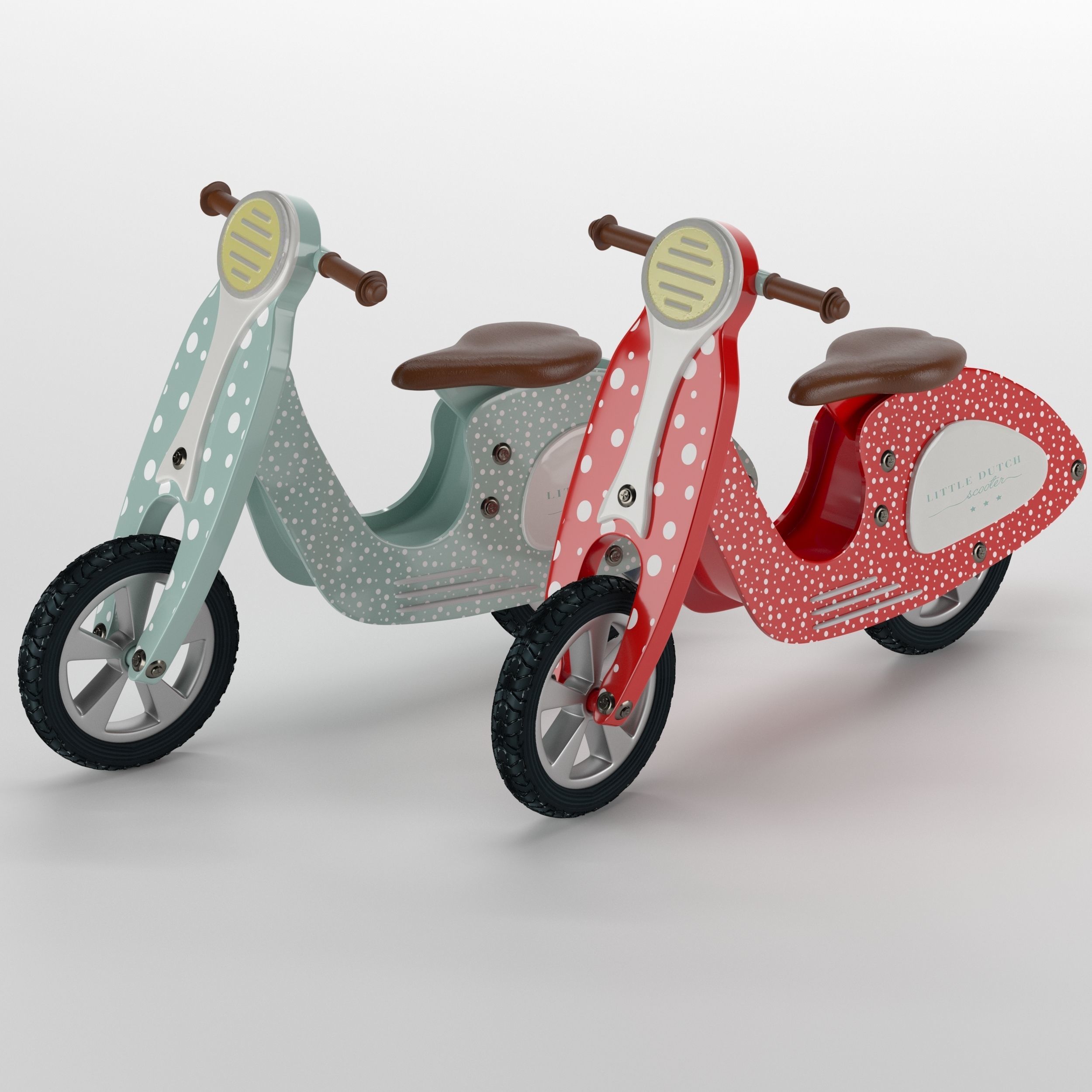 little dutch scooter 3D model | CGTrader