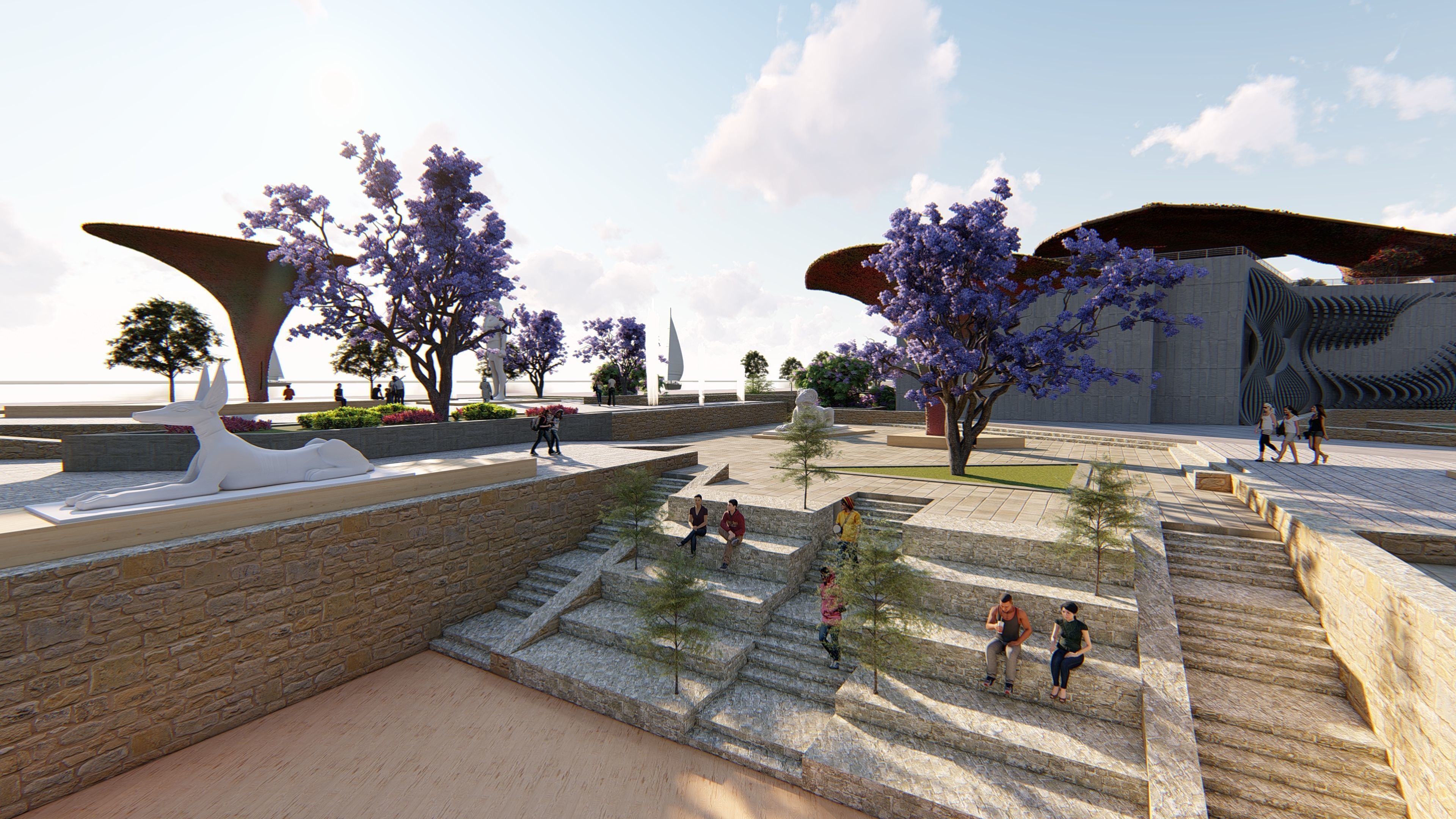 Revit Pharonic Exhibition 3D model | CGTrader