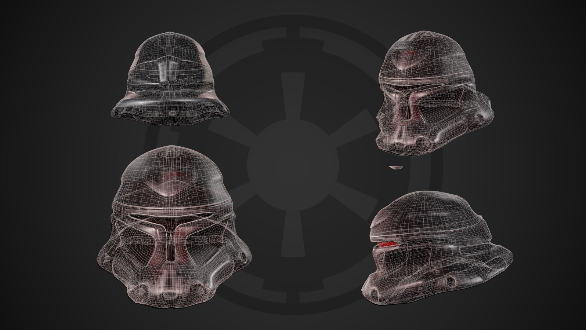 Custom Death Trooper helmet 3D model | CGTrader