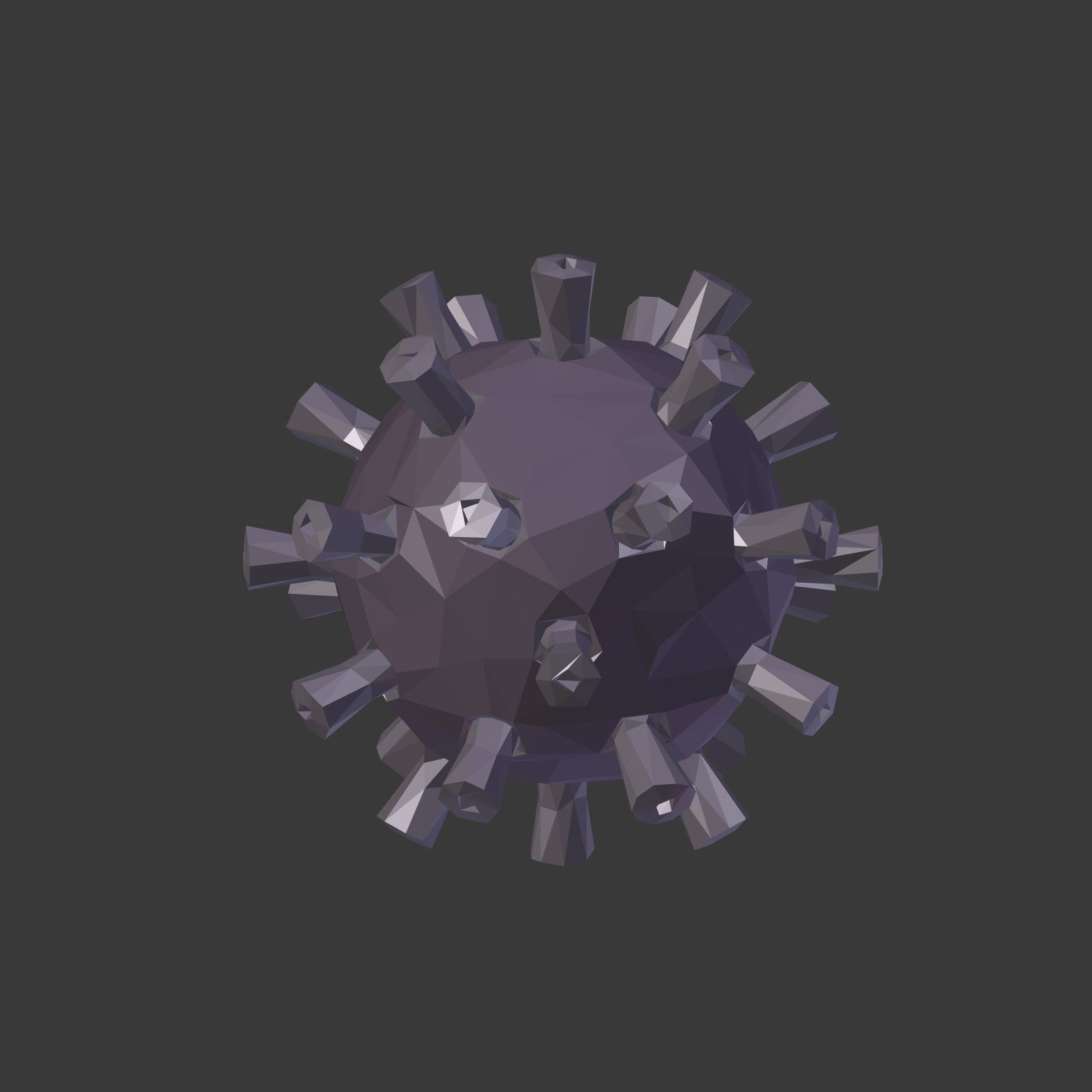 3D model Mega Pack Viruses and Cells - Origami Style Collection VR / AR ...