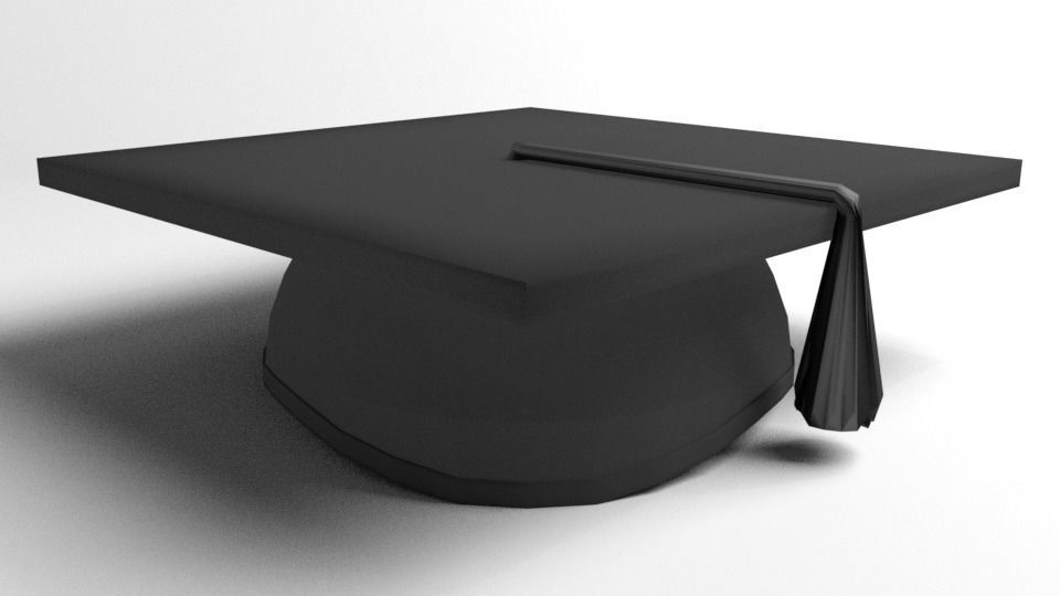 Mortarboard Cap 3D model | CGTrader