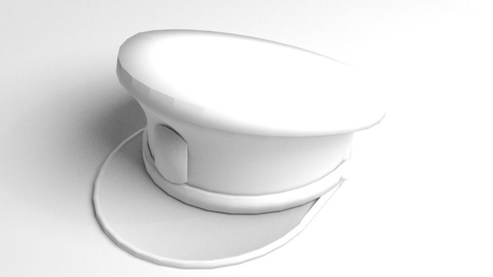Peaked Cap 3D model | CGTrader