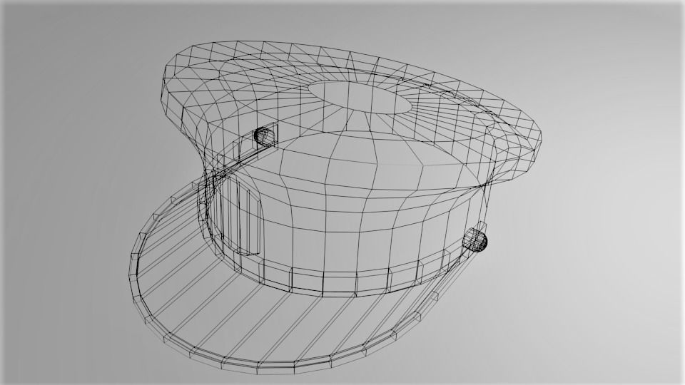 Peaked Cap 3D model | CGTrader