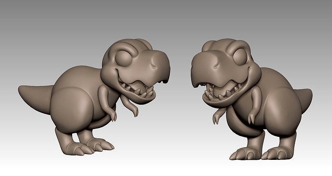 Baby T-Rex 3D model 3D printable | CGTrader