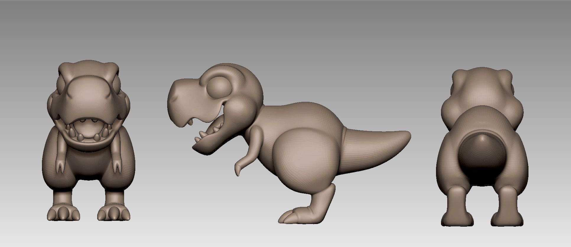 Baby T-Rex 3D model 3D printable | CGTrader