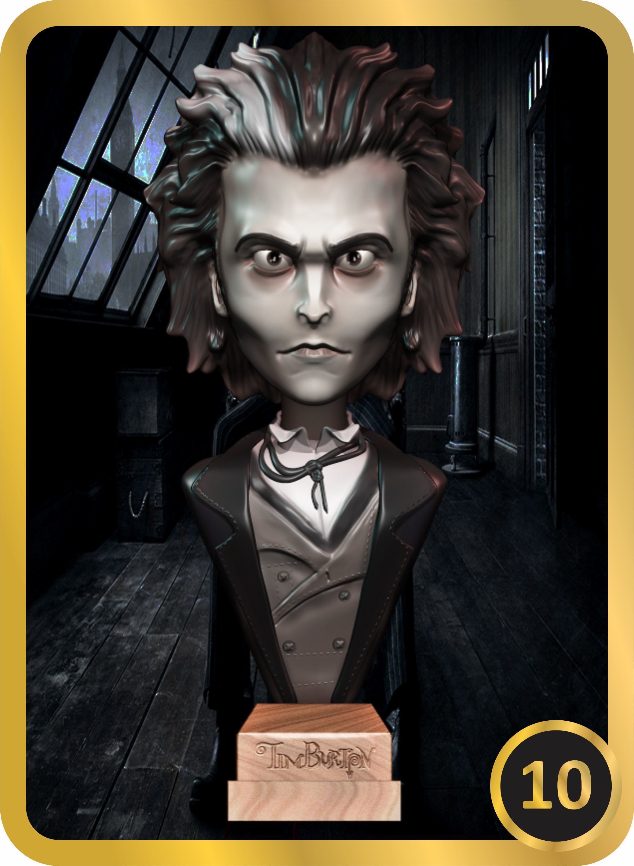 BUSTOS TIM BURTON 3D model | CGTrader