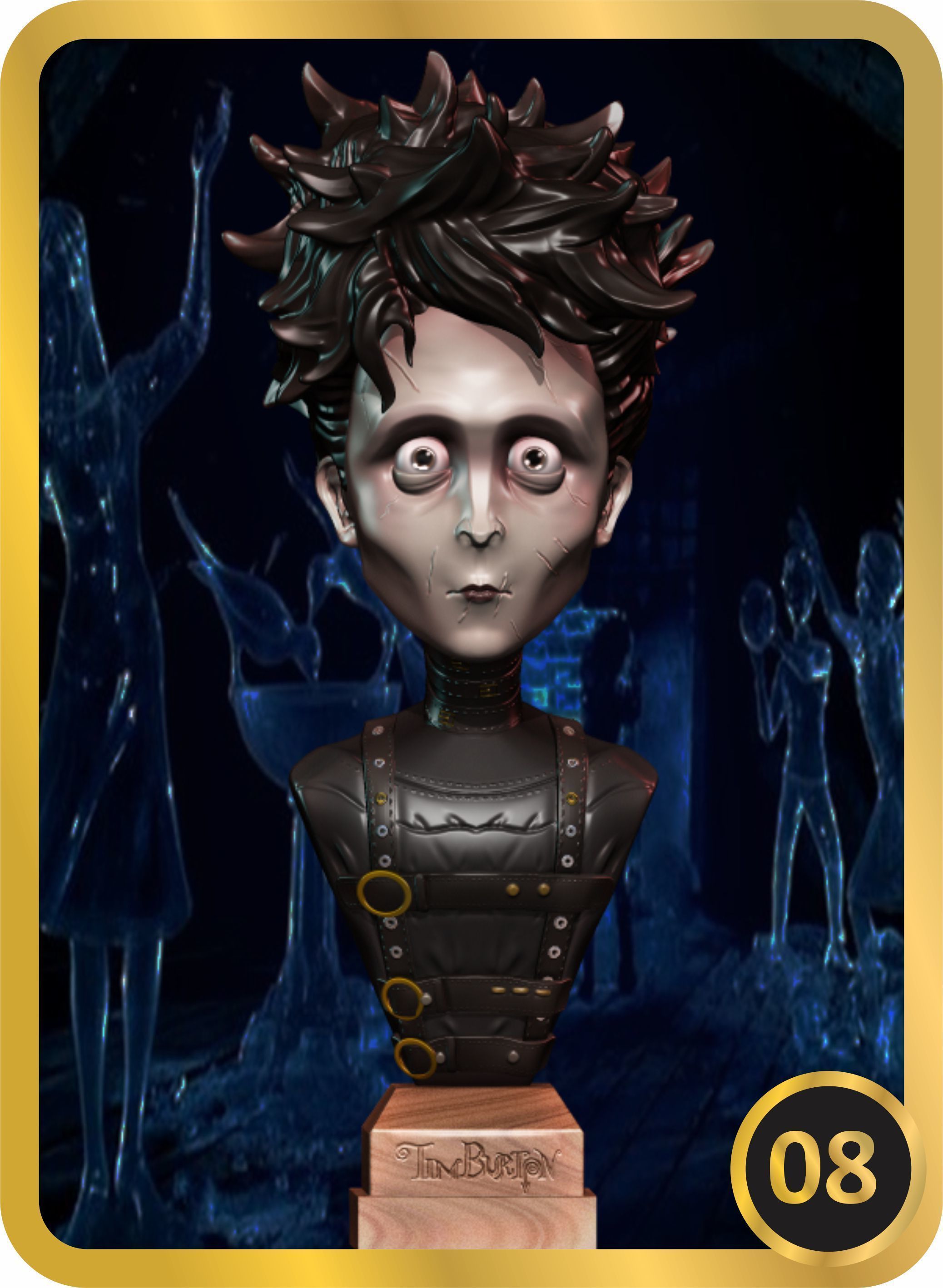 BUSTOS TIM BURTON 3D model | CGTrader