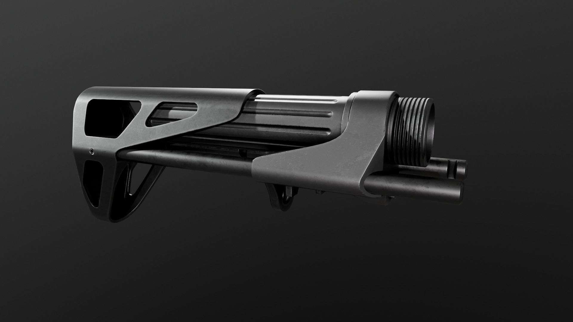 3D model Maxim Defense CQB7 AR15 Collapsible Buttstock VR / AR / low ...