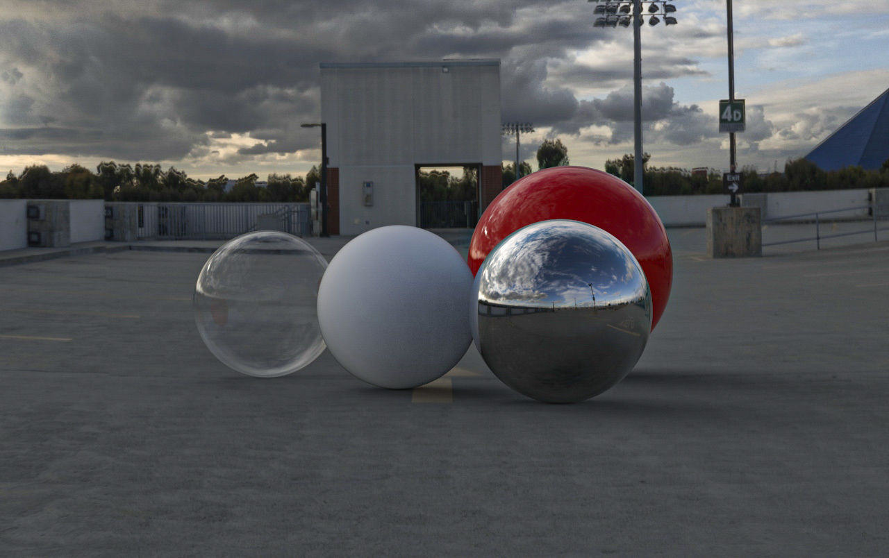 Parking Garage HDRI hdr environment with backplates 3D model 3D model ...