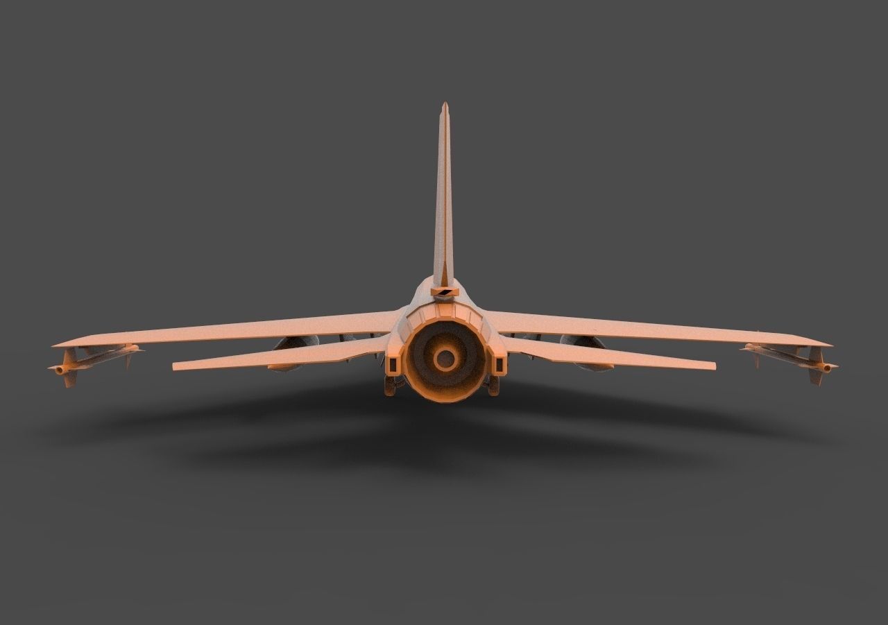 XJ1-1 fighter jet 3D model 3D printable | CGTrader