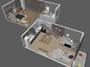 Loft apartment floorplan 3D model | CGTrader