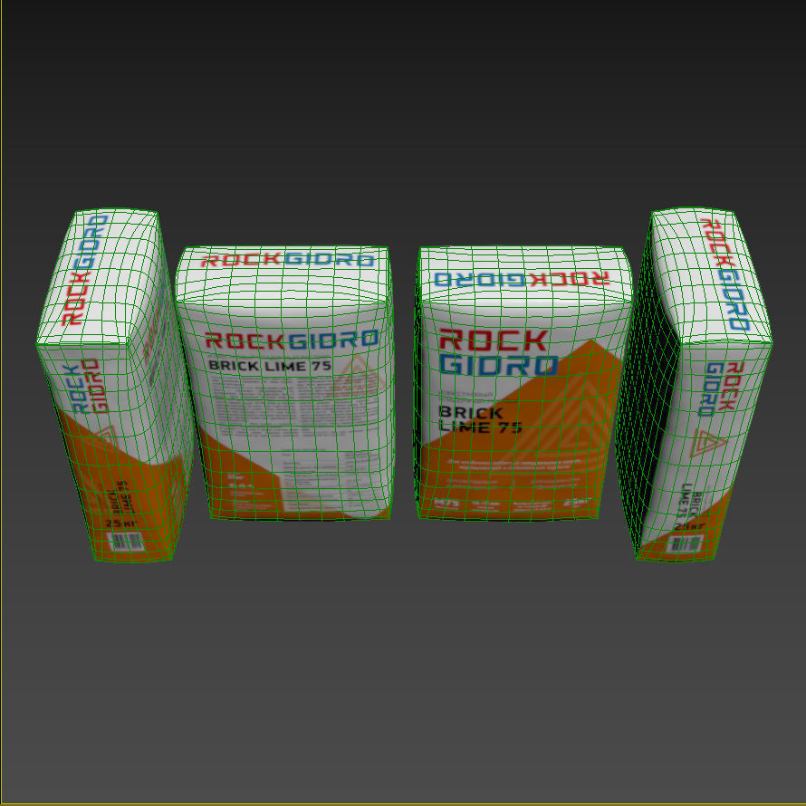3D model Bag of cement VR / AR / low-poly | CGTrader