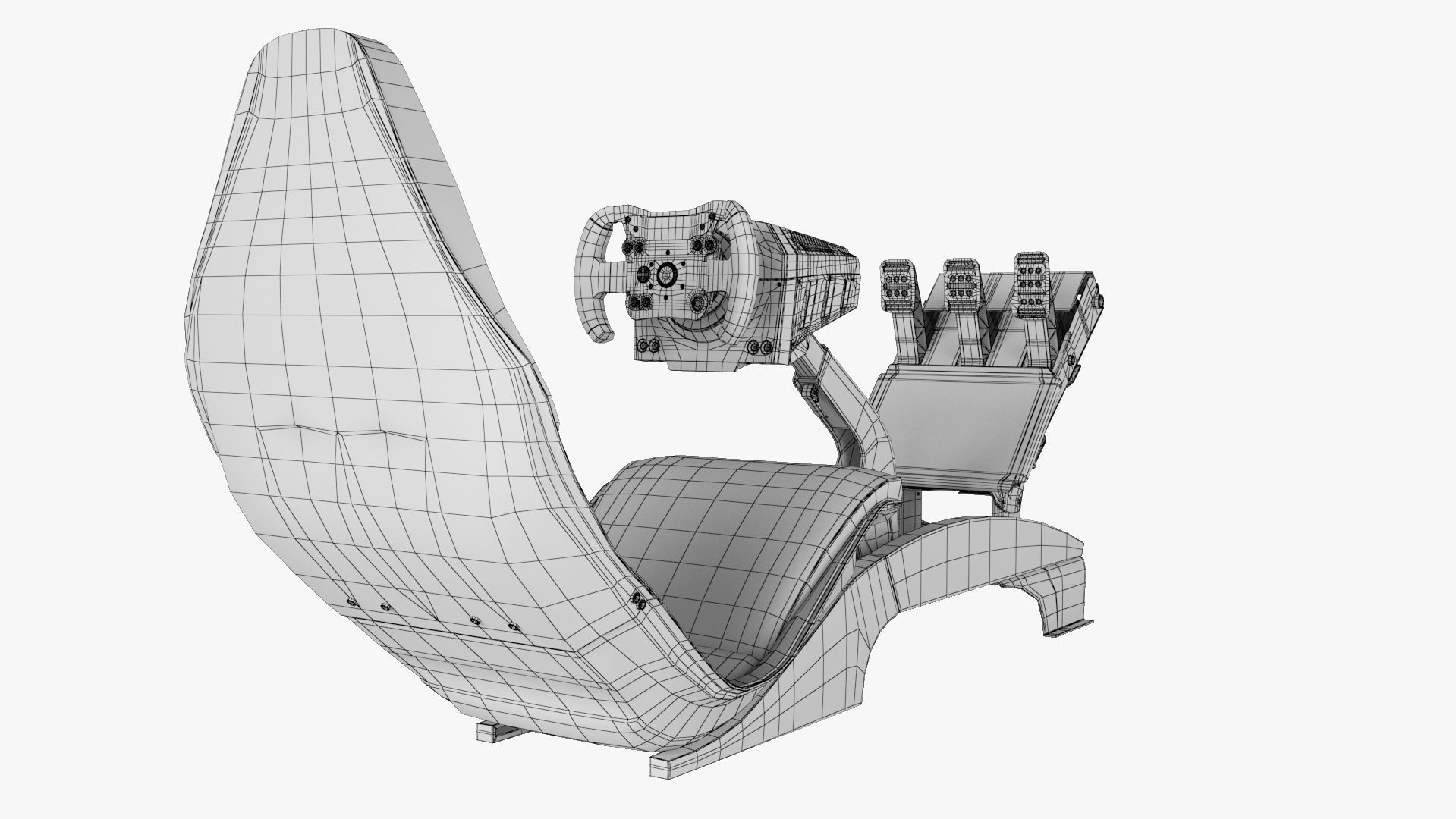 Playseat F1 Racing Simulator Seat 3D Model 3D model | CGTrader
