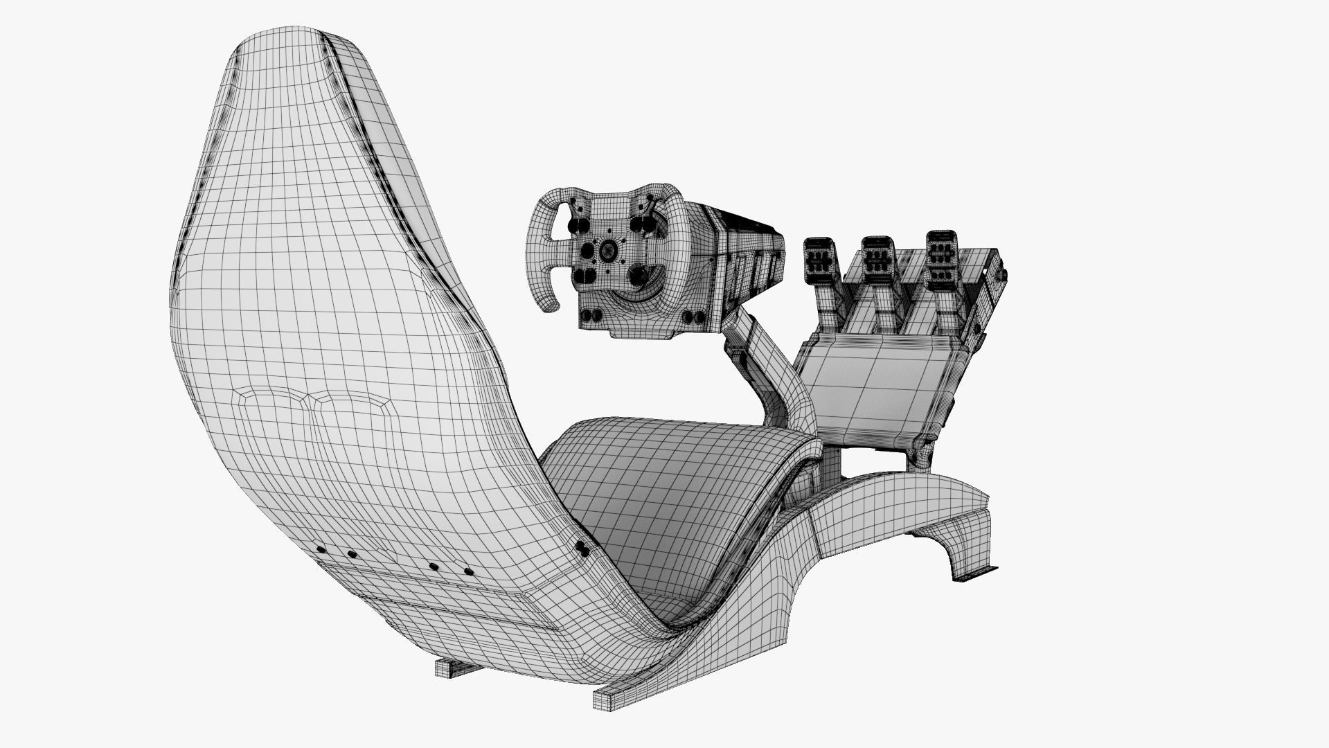 Playseat F1 Racing Simulator Seat 3D Model 3D model | CGTrader