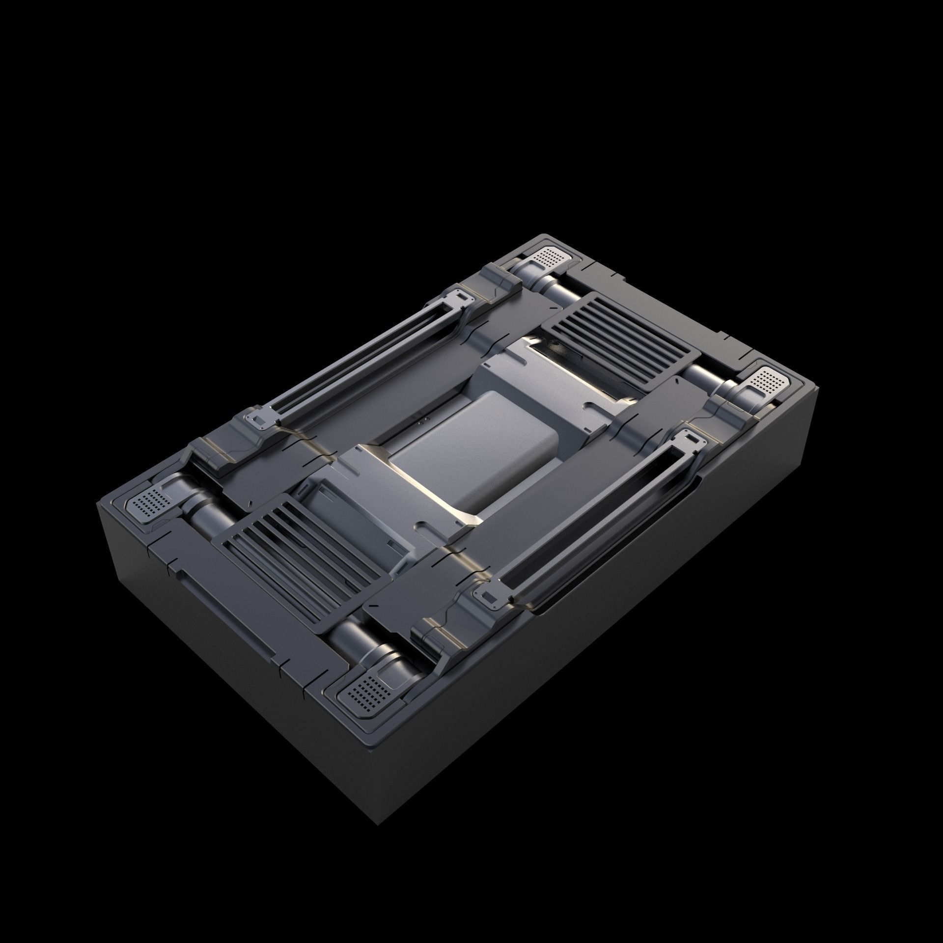 Sci-Fi Panels vol 3 3D model | CGTrader