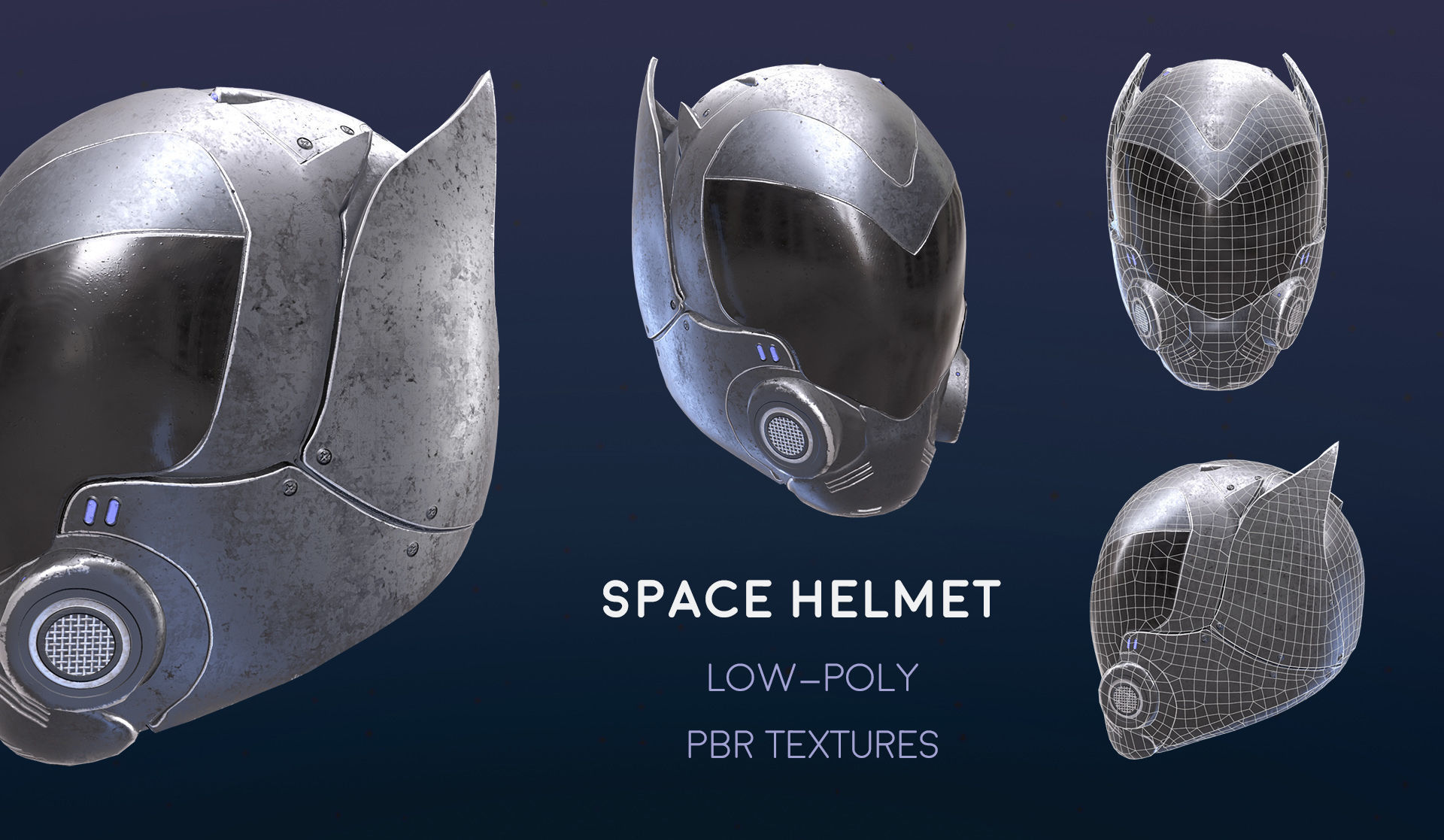 3D model Space helmet VR / AR / low-poly | CGTrader