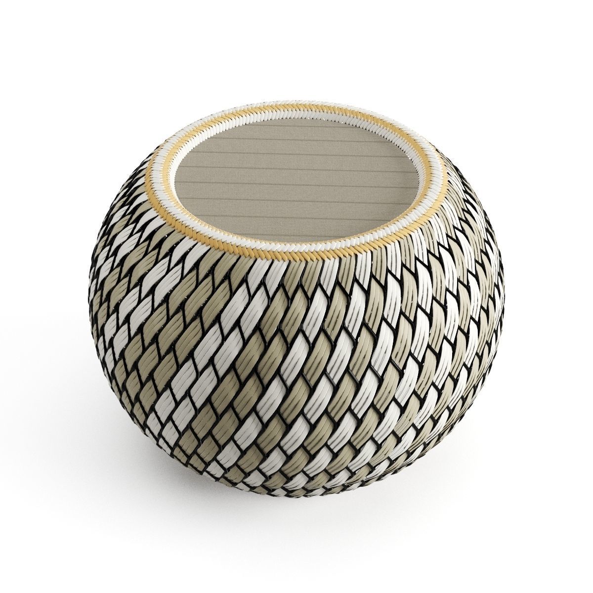 Dala Side Table By Dedon 3D model | CGTrader