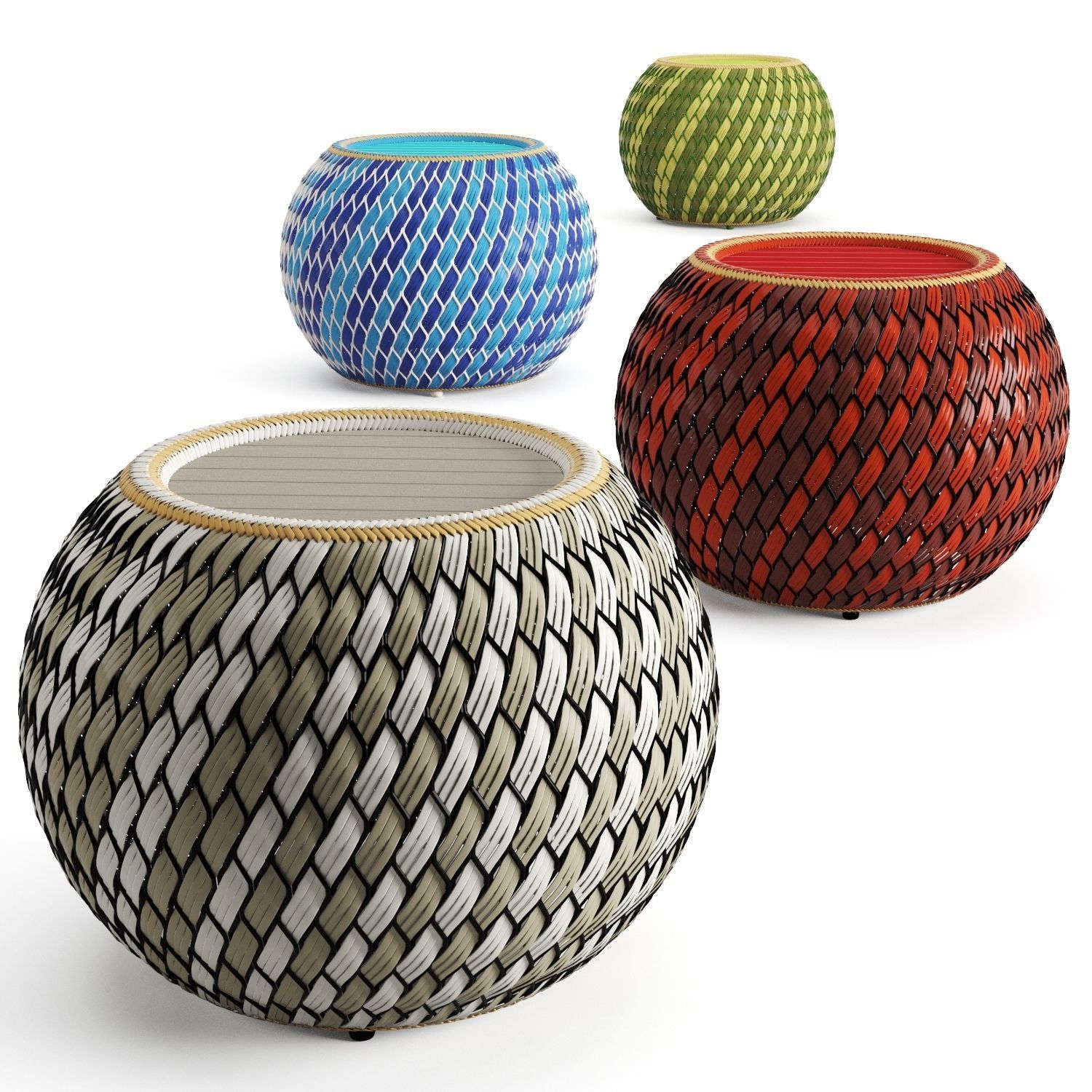 Dala Side Table By Dedon 3D model | CGTrader