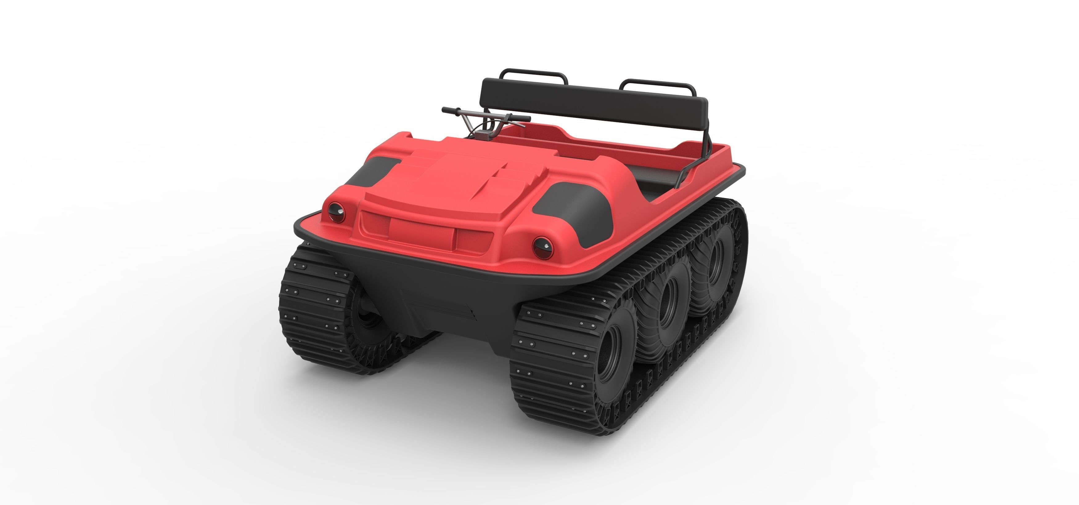 Argo 750 HD 6x6 with tracks 3D model | CGTrader