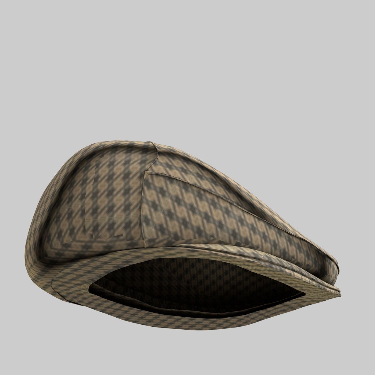3D model English Tweed Flat Cap Package VR / AR / low-poly | CGTrader