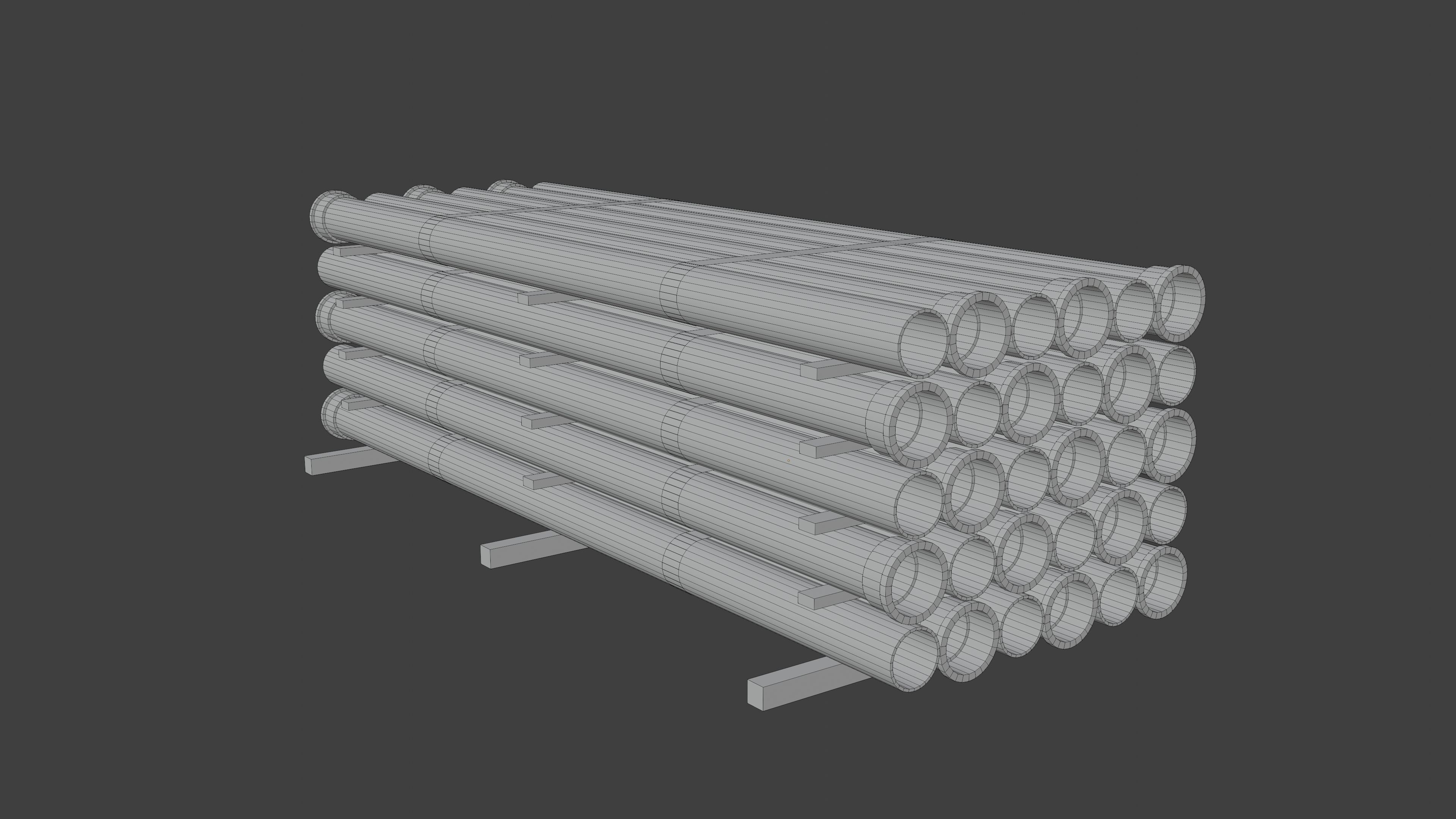 3D model Construction Concrete Tubes VR / AR / low-poly | CGTrader