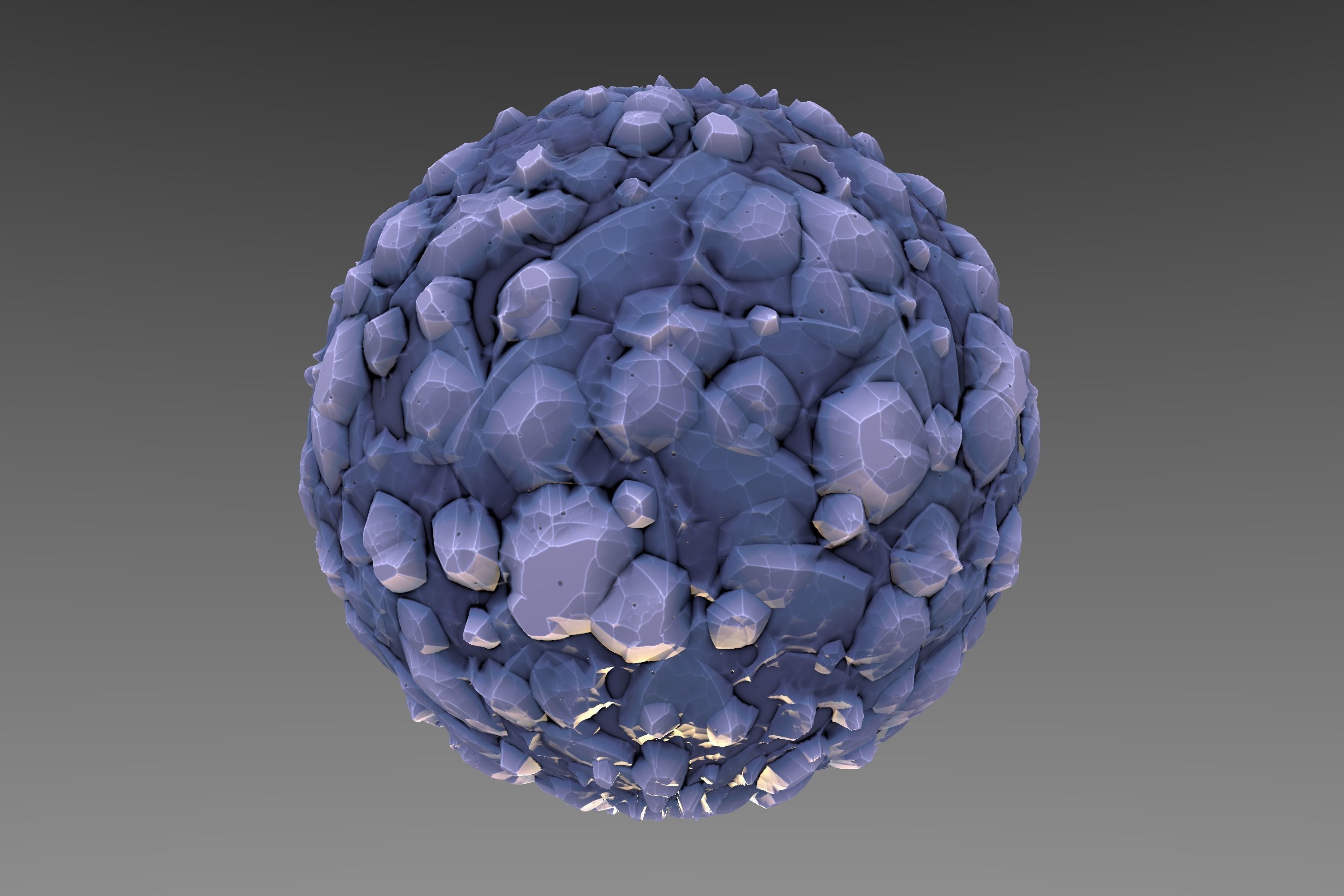 Moon - Stylised PBR Texture - Material 3D model | CGTrader