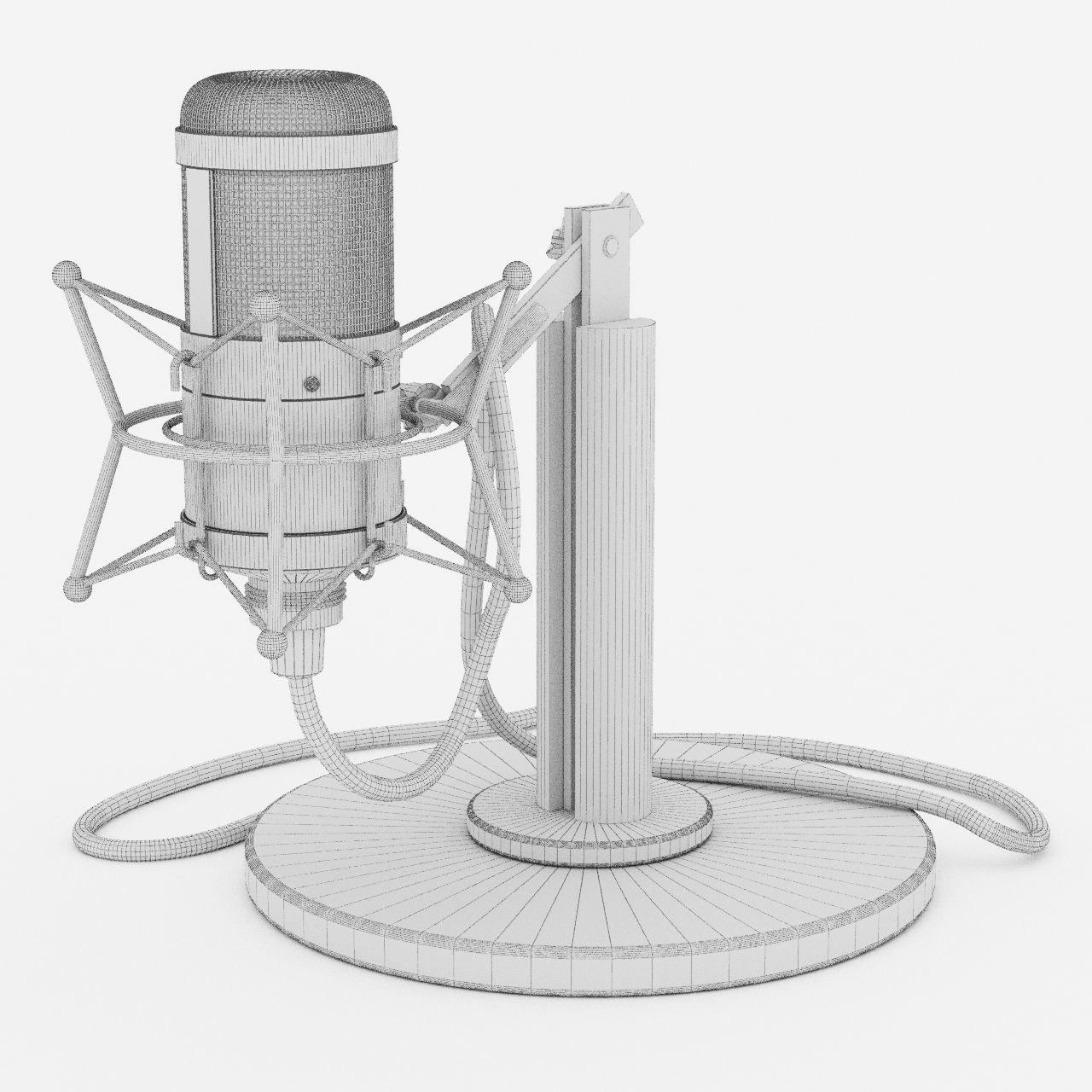 Studio Tube Neuman M147 Microphone 3D model | CGTrader