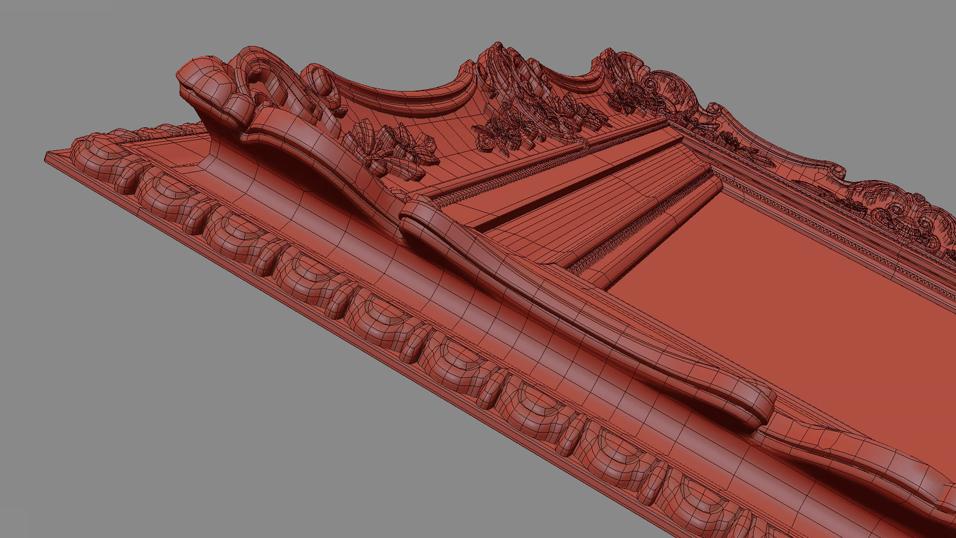 Frame picture gold v9 3D model | CGTrader