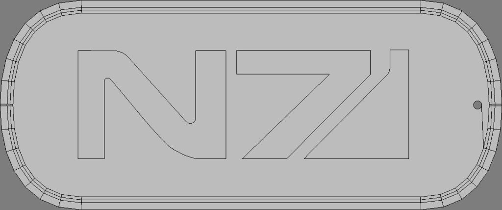 Mass Effect N7 Dog Tag free 3D model 3D printable | CGTrader