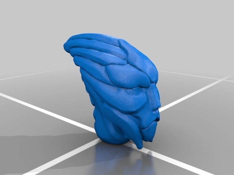 Mass Effect Turian free 3D model 3D printable | CGTrader
