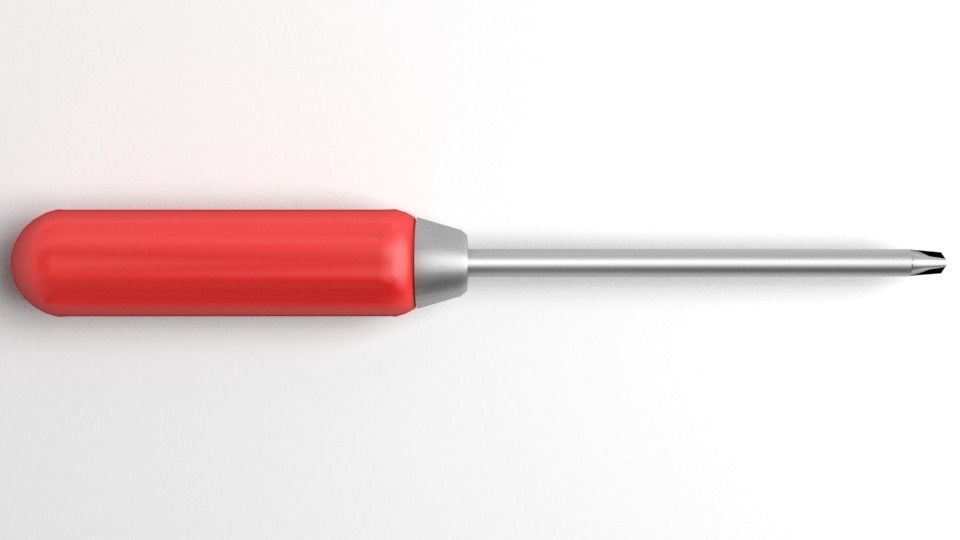 Screw Driver Triangle Tip 3D model | CGTrader