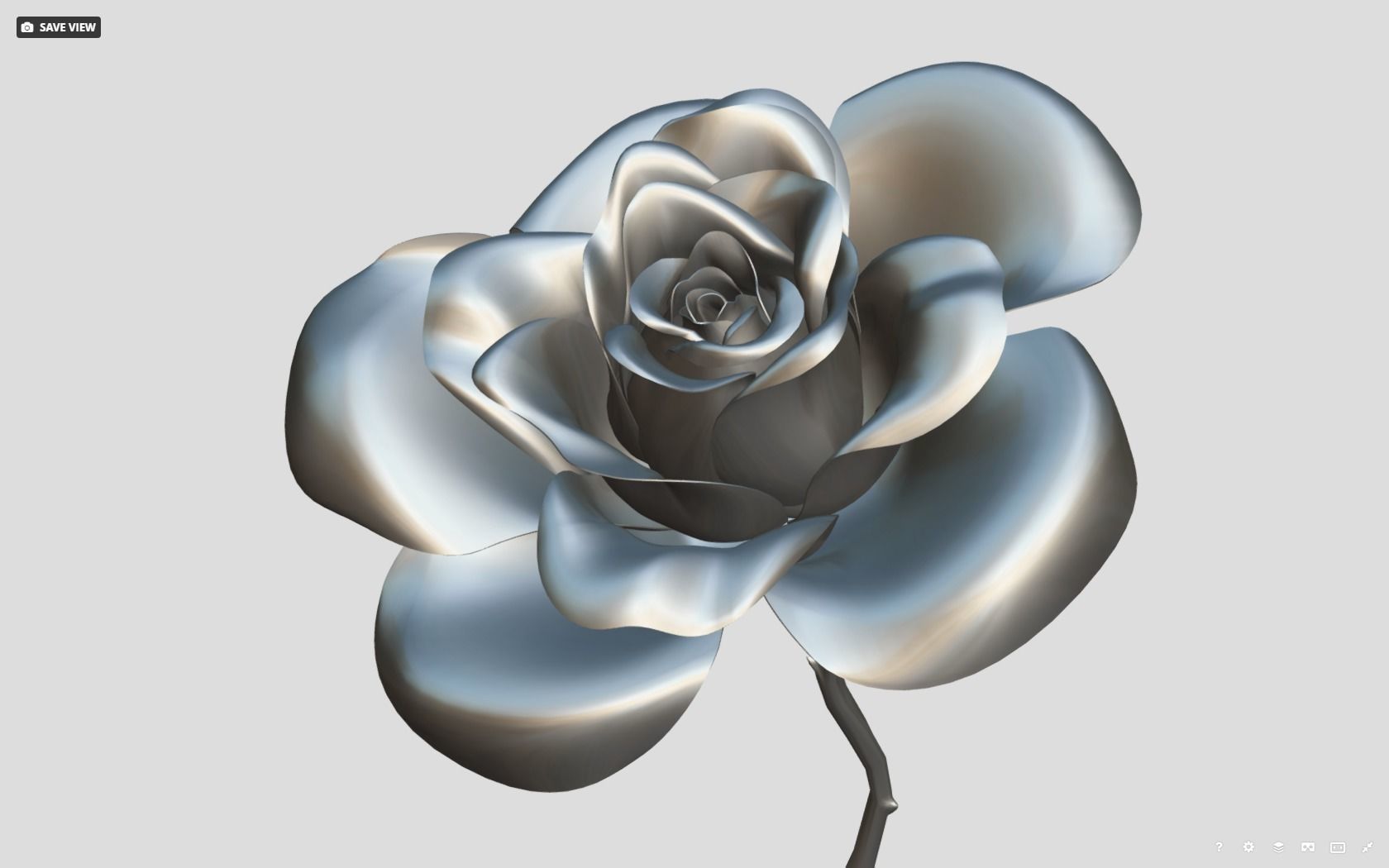 Rose simple and blowed 3D model | CGTrader