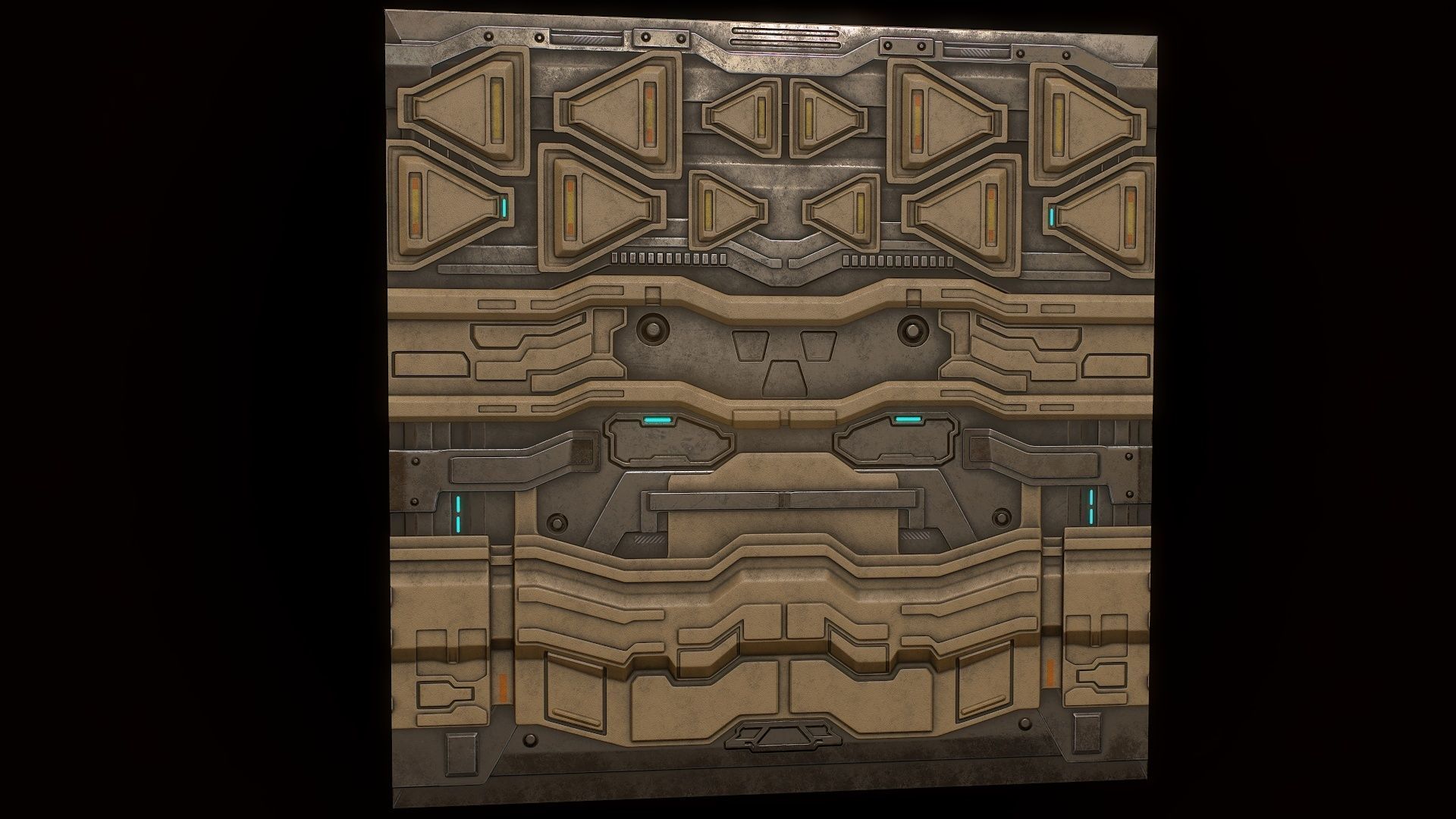 Texture Sci fi panels tileable detailed textures VR / AR / low-poly ...
