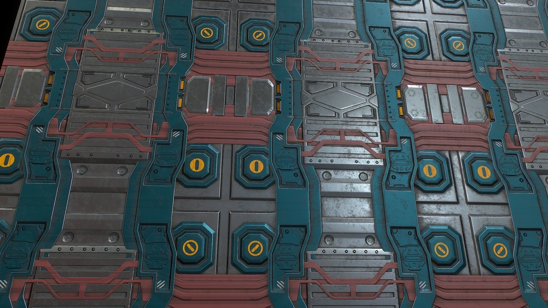 Texture Sci fi panels tileable detailed textures VR / AR / low-poly ...