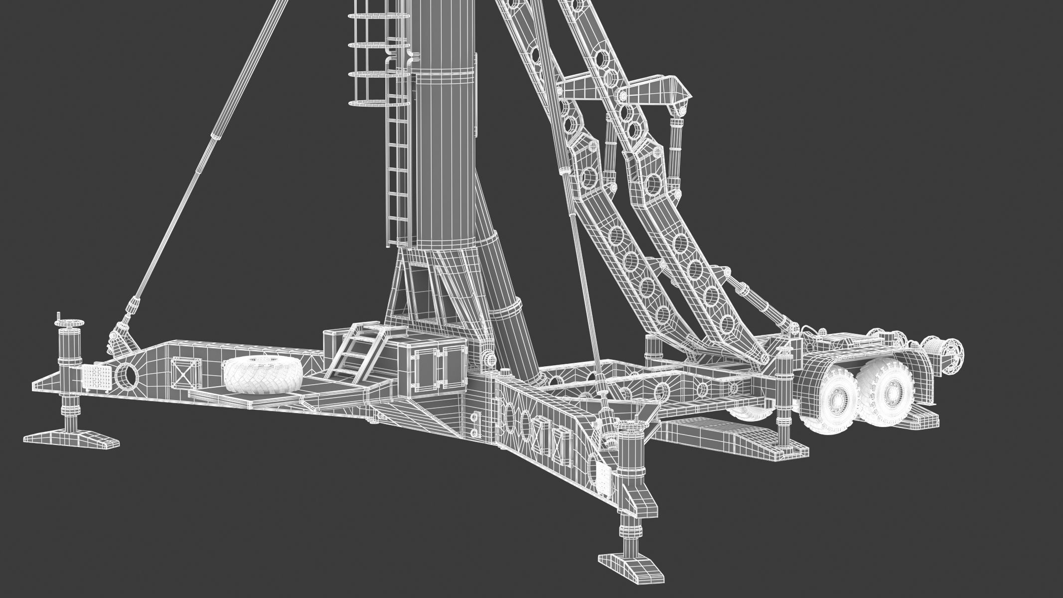 40V6MD Clam Shell Mast Radar 3D model | CGTrader