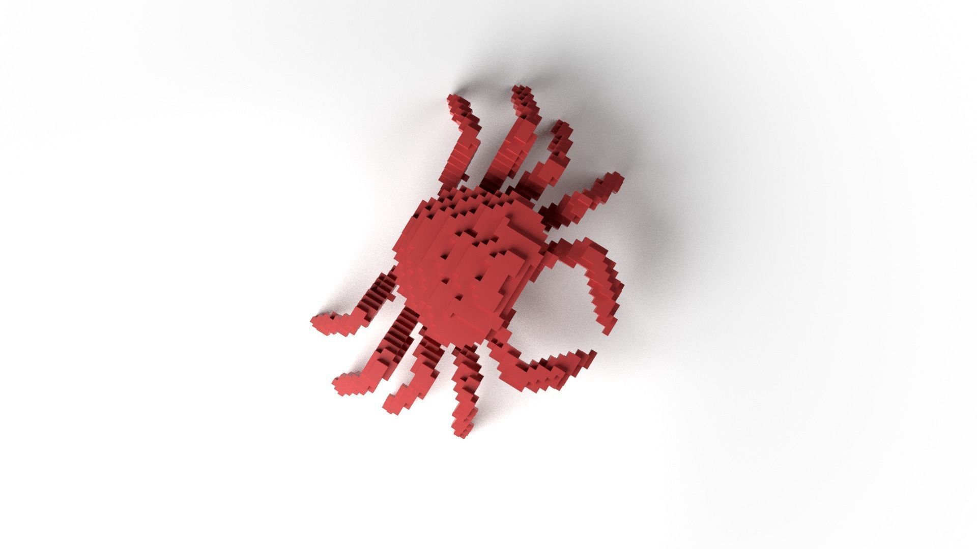 3D model Crab Minecraft Voxel VR / AR / low-poly | CGTrader