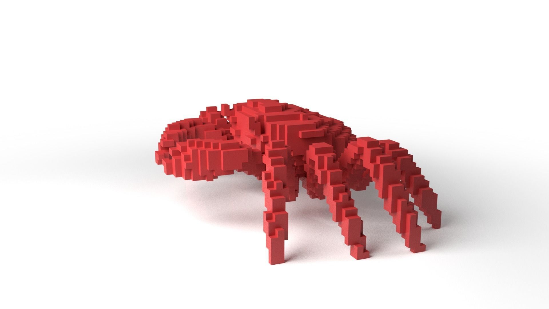 3D model Crab Minecraft Voxel VR / AR / low-poly | CGTrader
