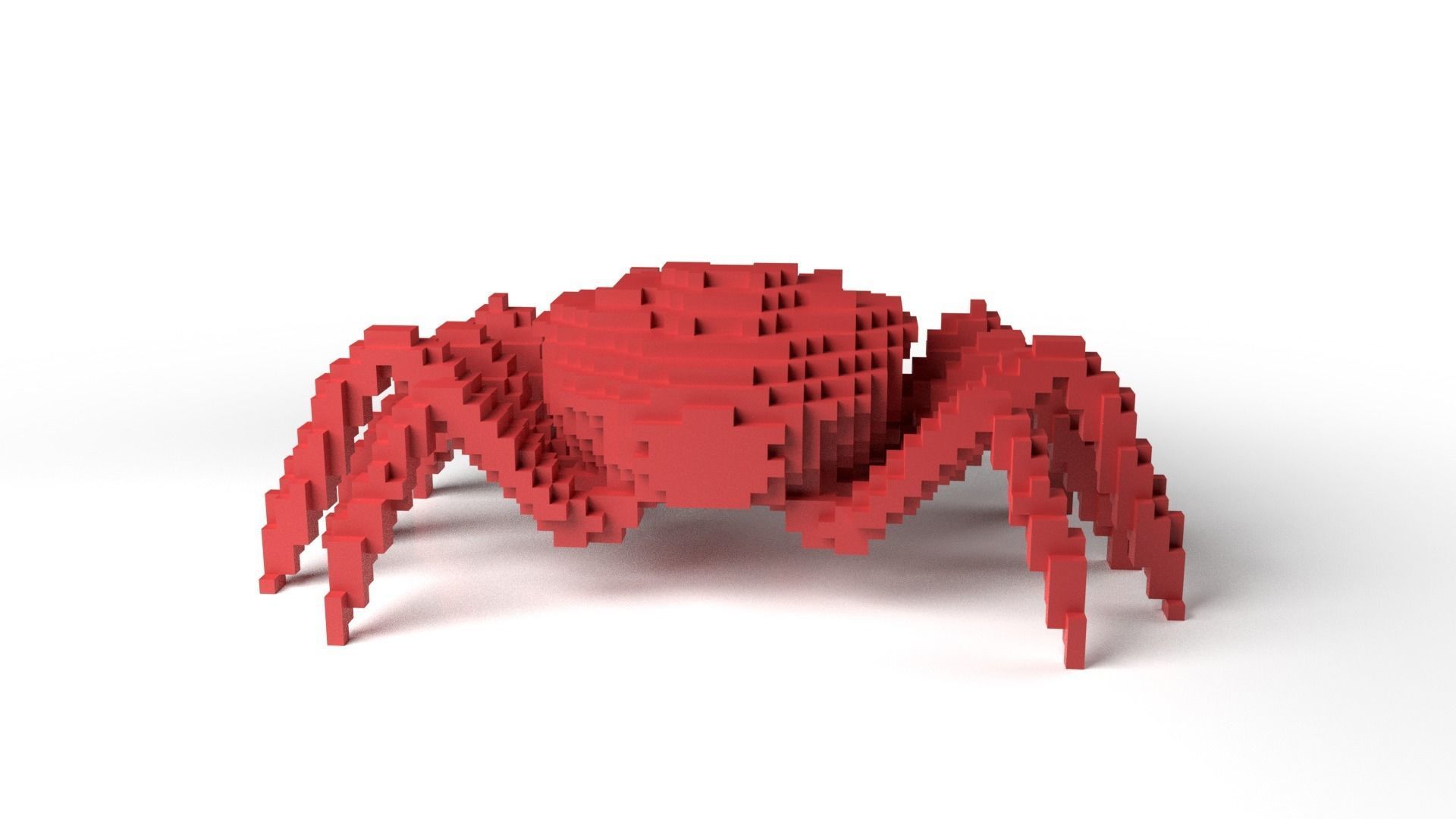 3D model Crab Minecraft Voxel VR / AR / low-poly | CGTrader