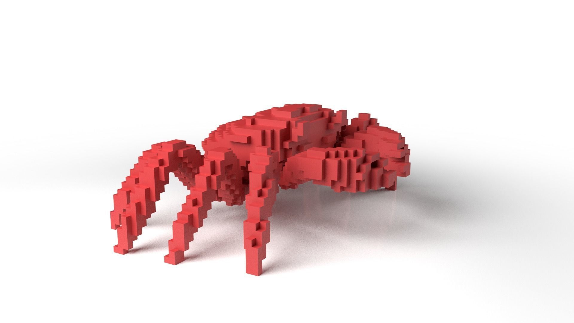 3D model Crab Minecraft Voxel VR / AR / low-poly | CGTrader