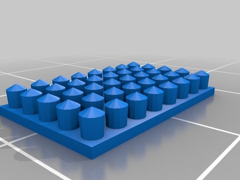 Velcro like Fastener Customizable free 3D model 3D printable | CGTrader