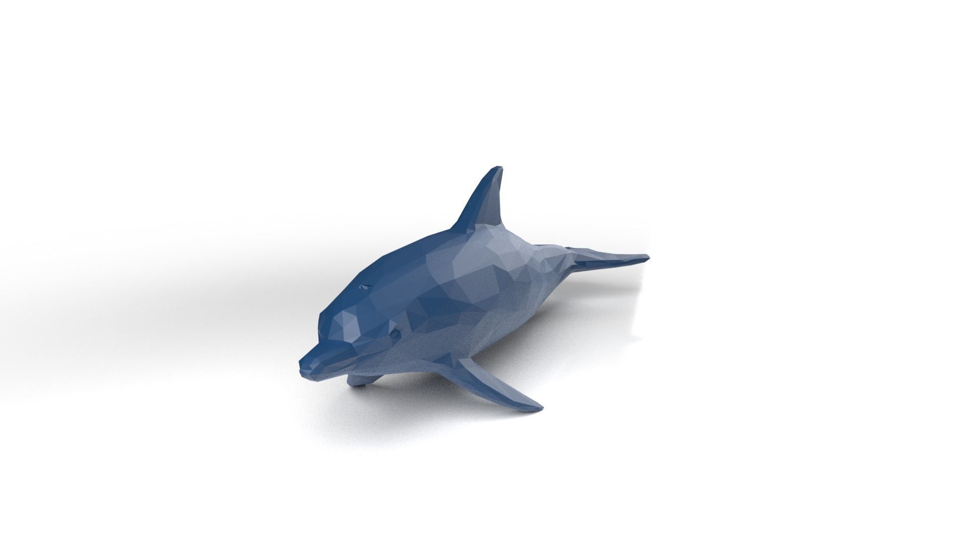 3D model Dolphin Low Poligonal VR / AR / low-poly | CGTrader