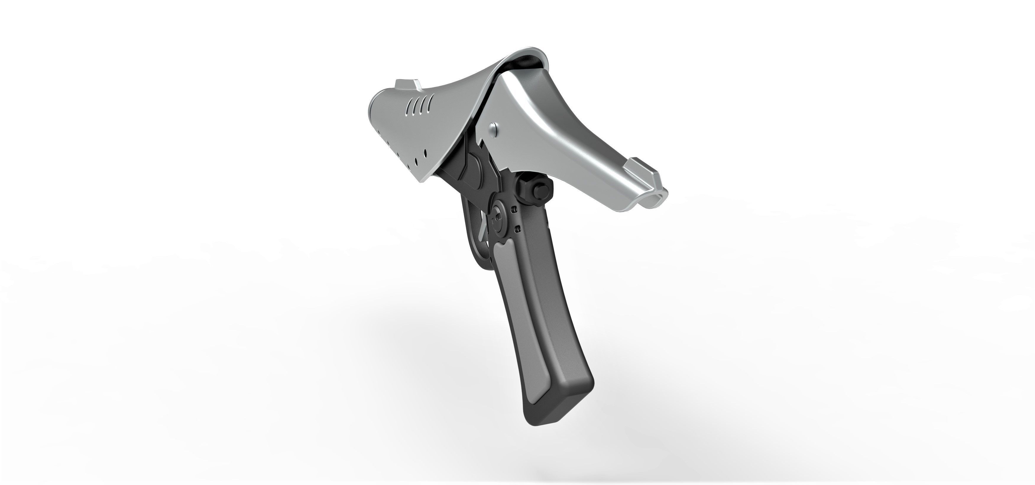 Alderaan blaster pistol from Star Wars Revenge of the Sith 3D model ...