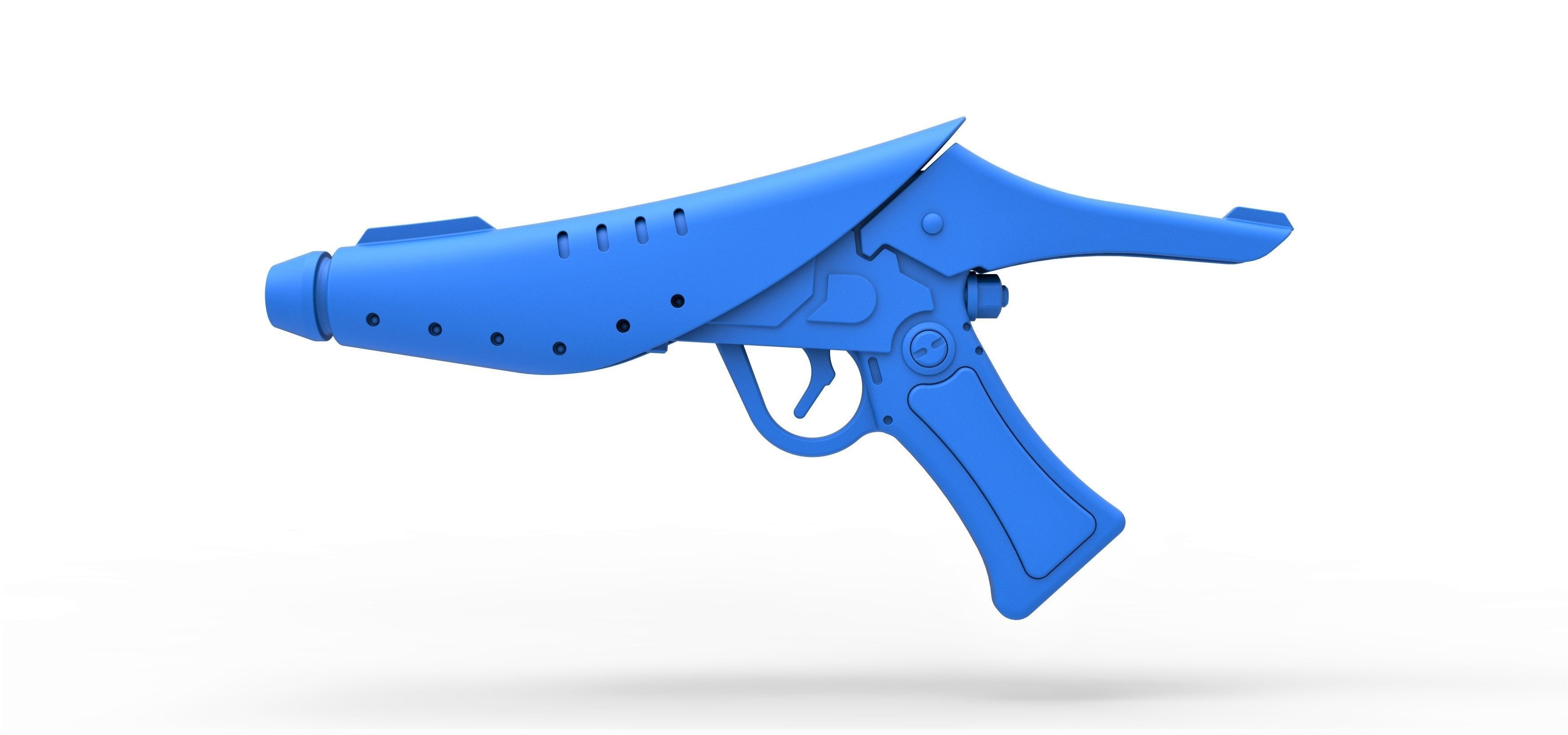 Alderaan blaster pistol from Star Wars Revenge of the Sith 3D model ...