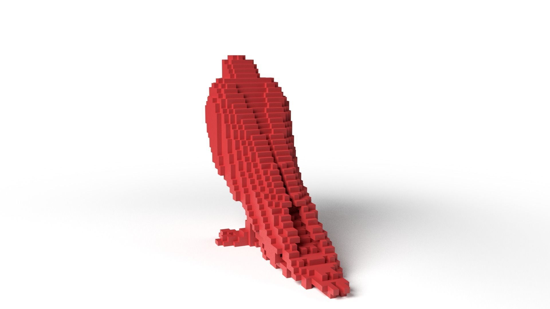 3D model Parrot Minecraft Voxel VR / AR / low-poly | CGTrader