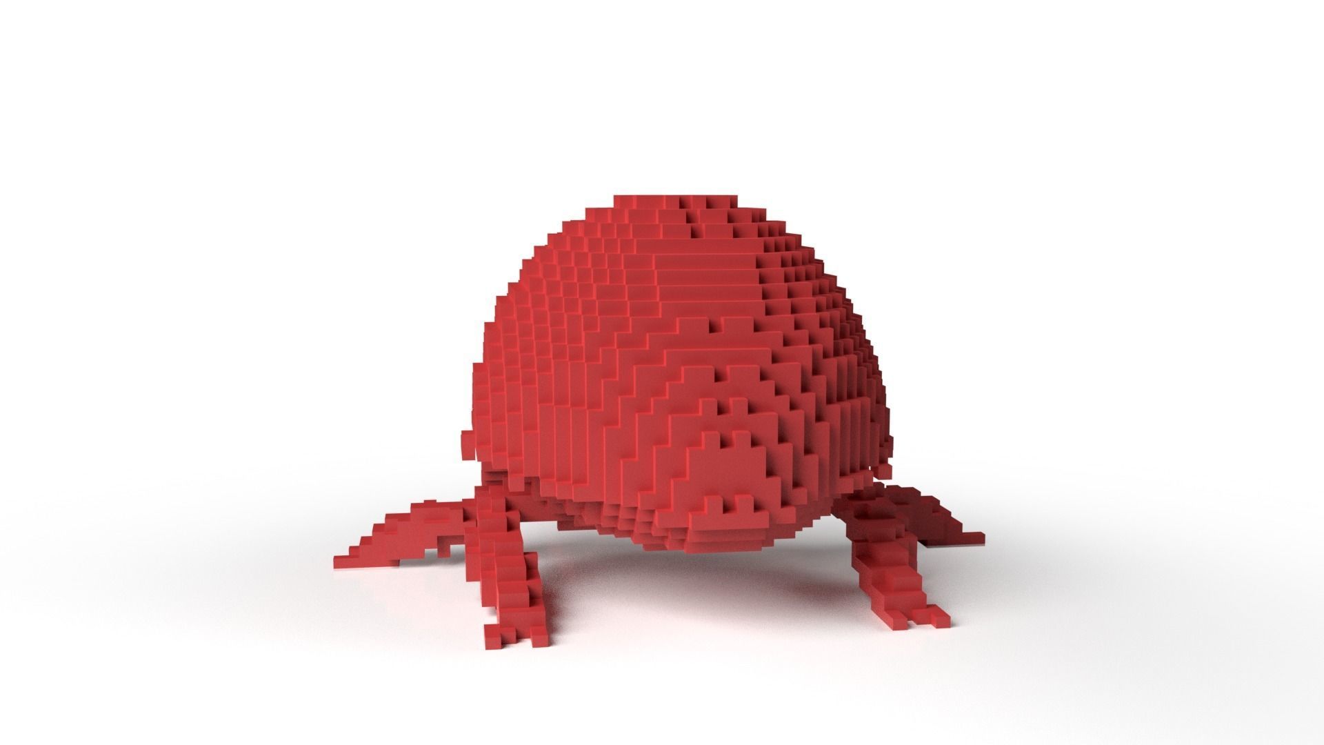 3D model Ladybird Minecraft Voxel VR / AR / low-poly | CGTrader