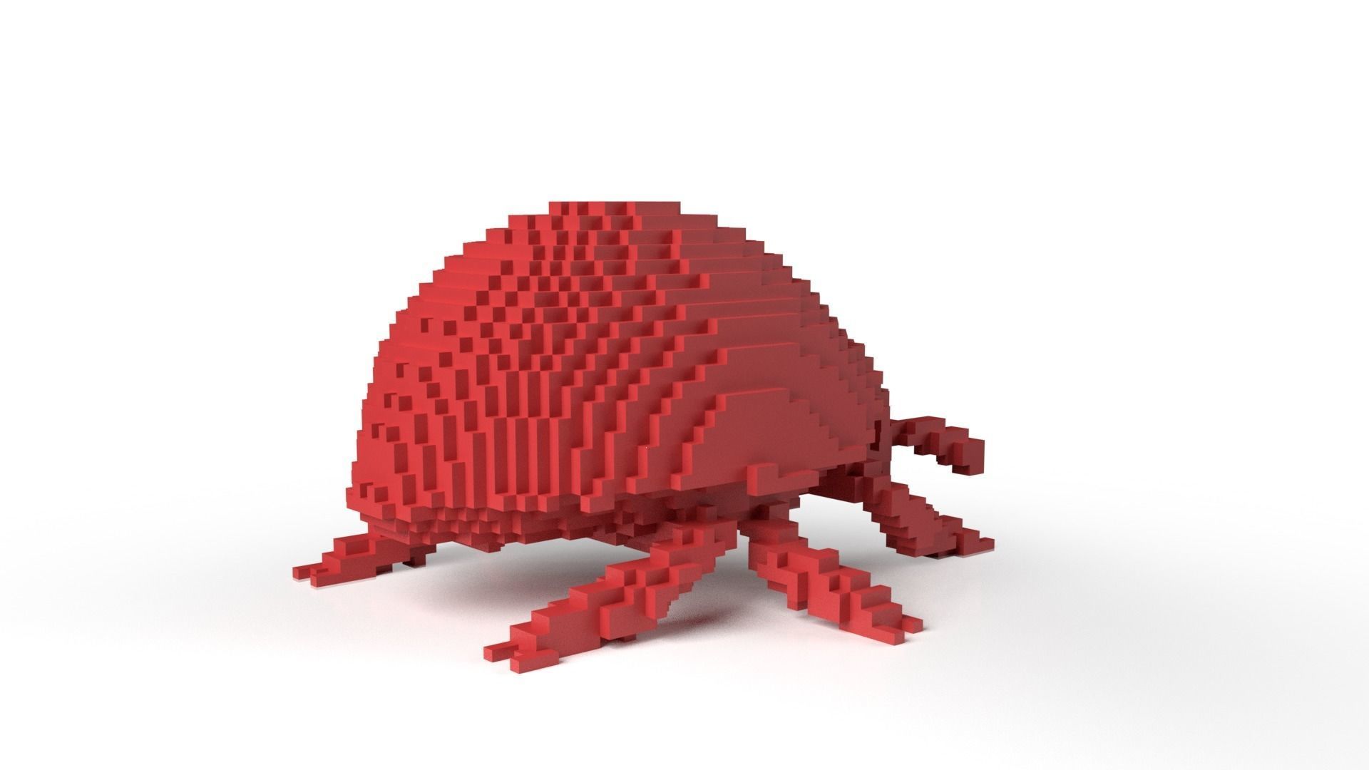 3D model Ladybird Minecraft Voxel VR / AR / low-poly | CGTrader