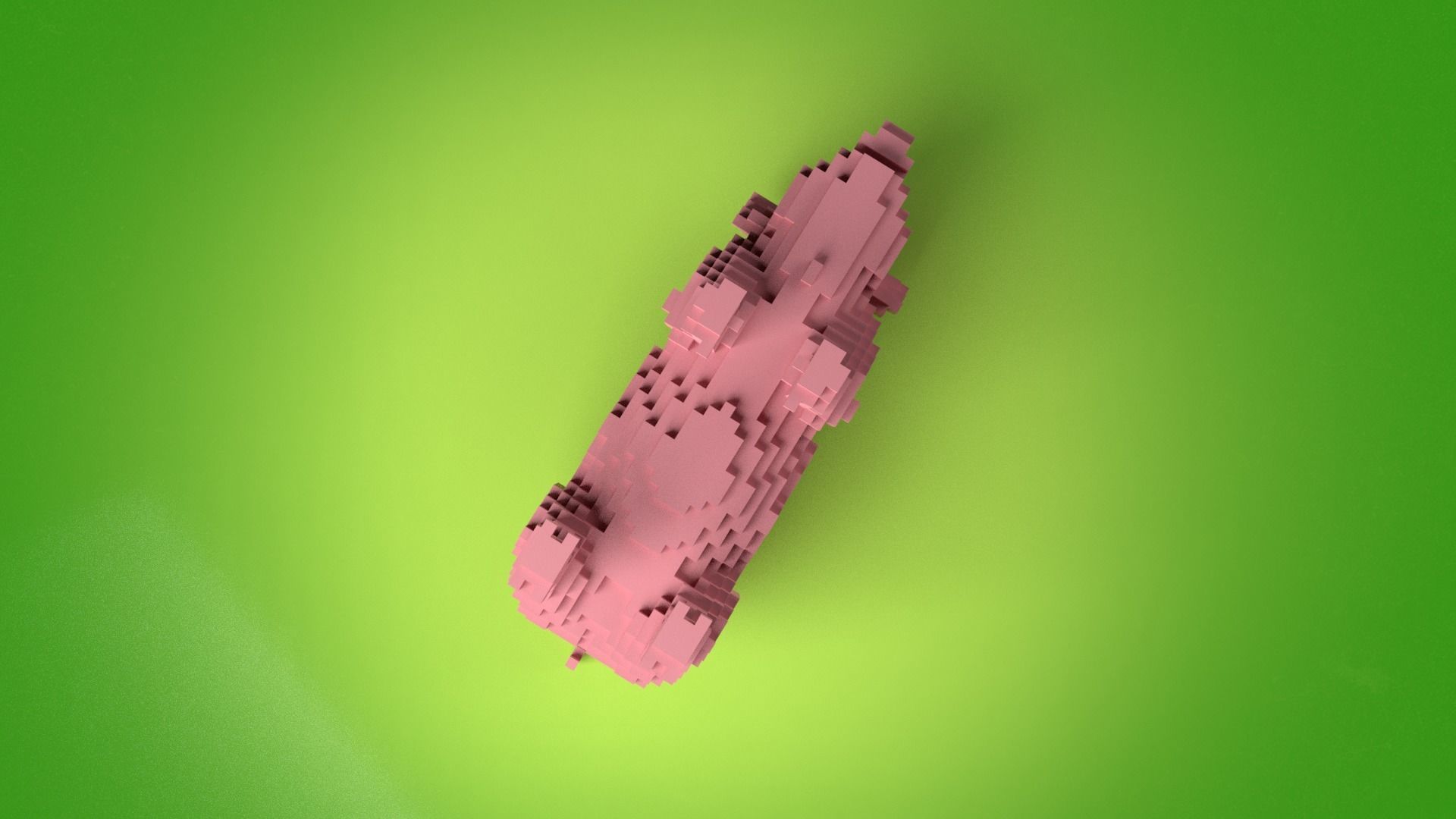 3D model Pig Minecraft Voxel VR / AR / low-poly | CGTrader