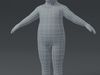 3D model Fat Human Body Base Mesh 3D Model Family Pack VR / AR / low ...