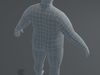 3D model Fat Human Body Base Mesh 3D Model Family Pack VR / AR / low ...